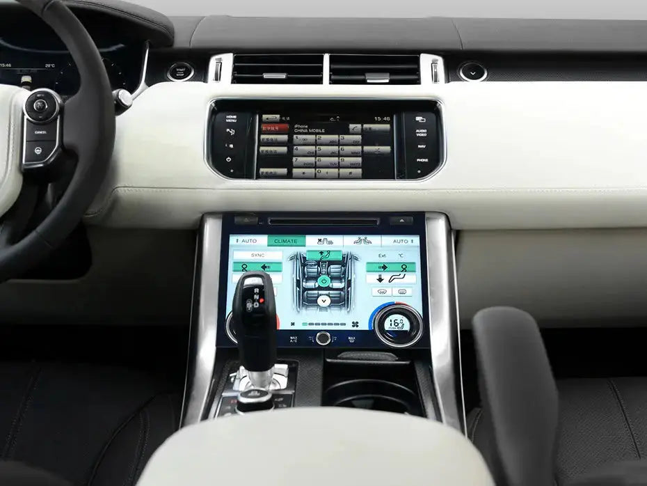 10" inch LCD touch screen air conditioner with CD slot - Range Rover ...