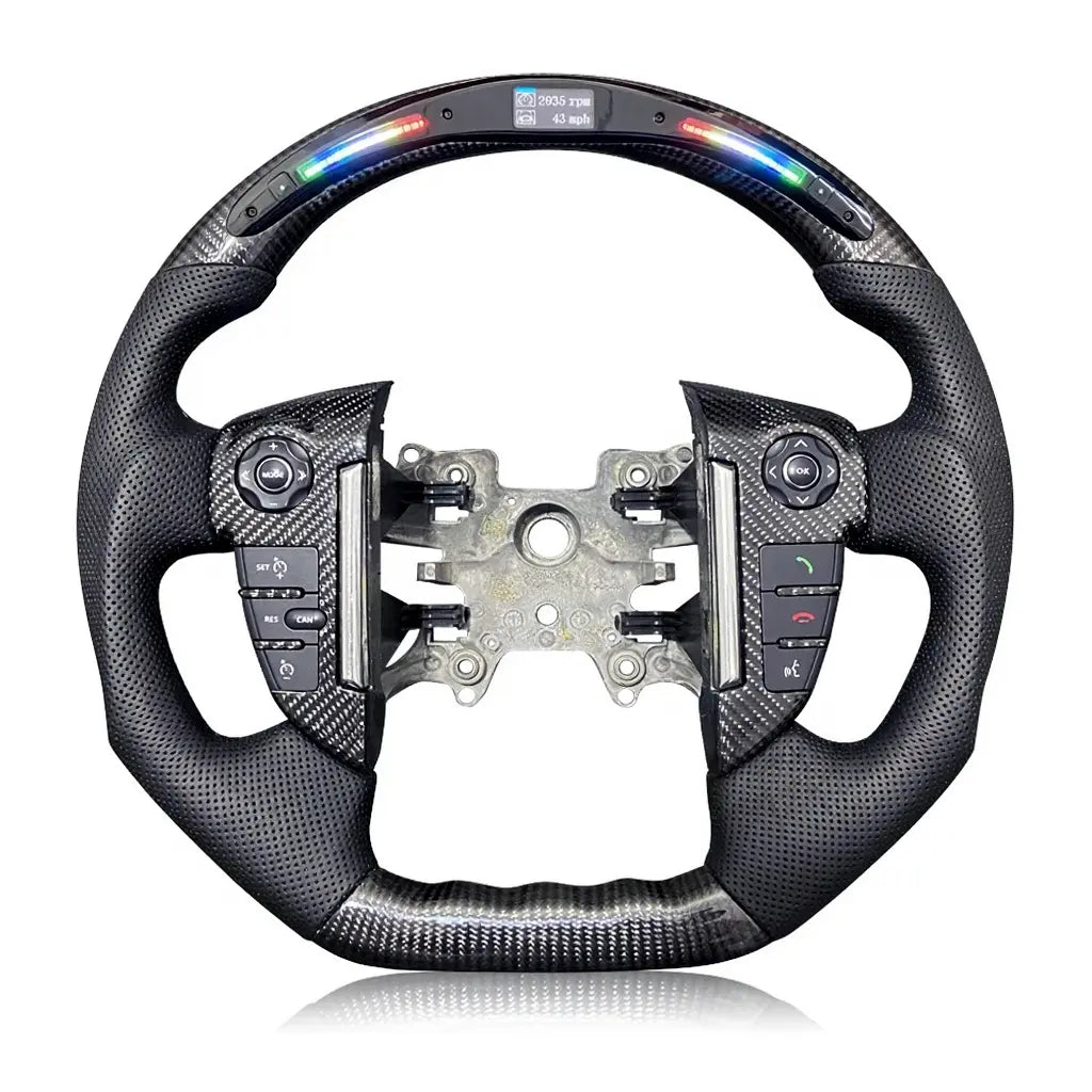 LED Carbon Steering Wheel for Land Rover Discovery 4 | Euronavigate