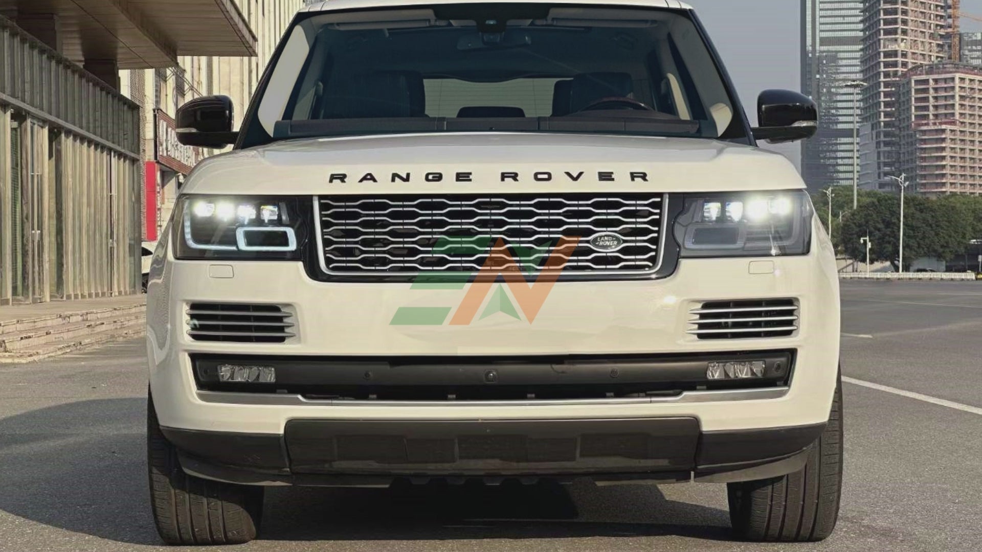 Matrix Style DRL 4 Lens Headlights Facelift-Conversion for Range Rover ...